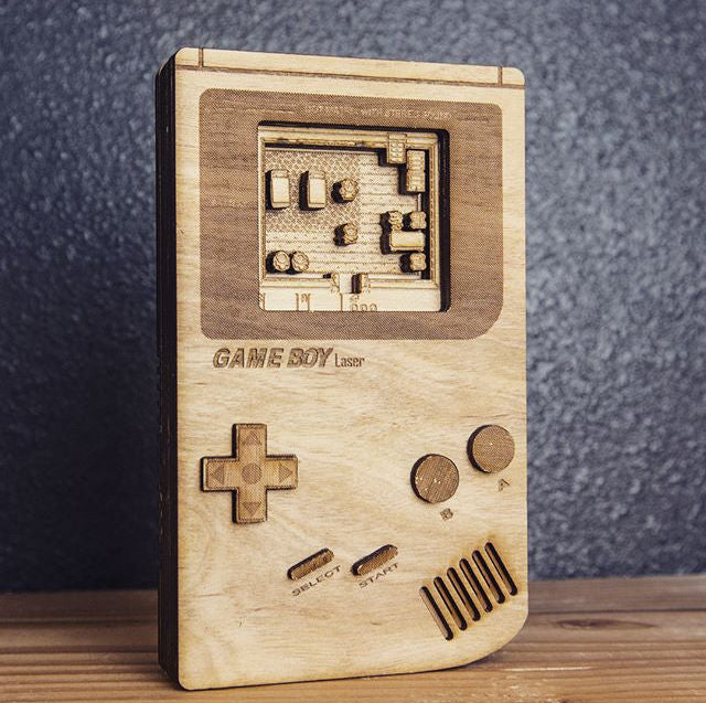 Laser Cut Game Boy – smokeandmirrors