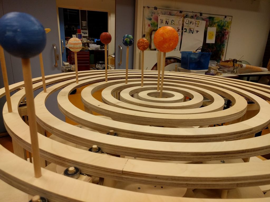 How to Build a Precise Mechanical Planetarium – smokeandmirrors